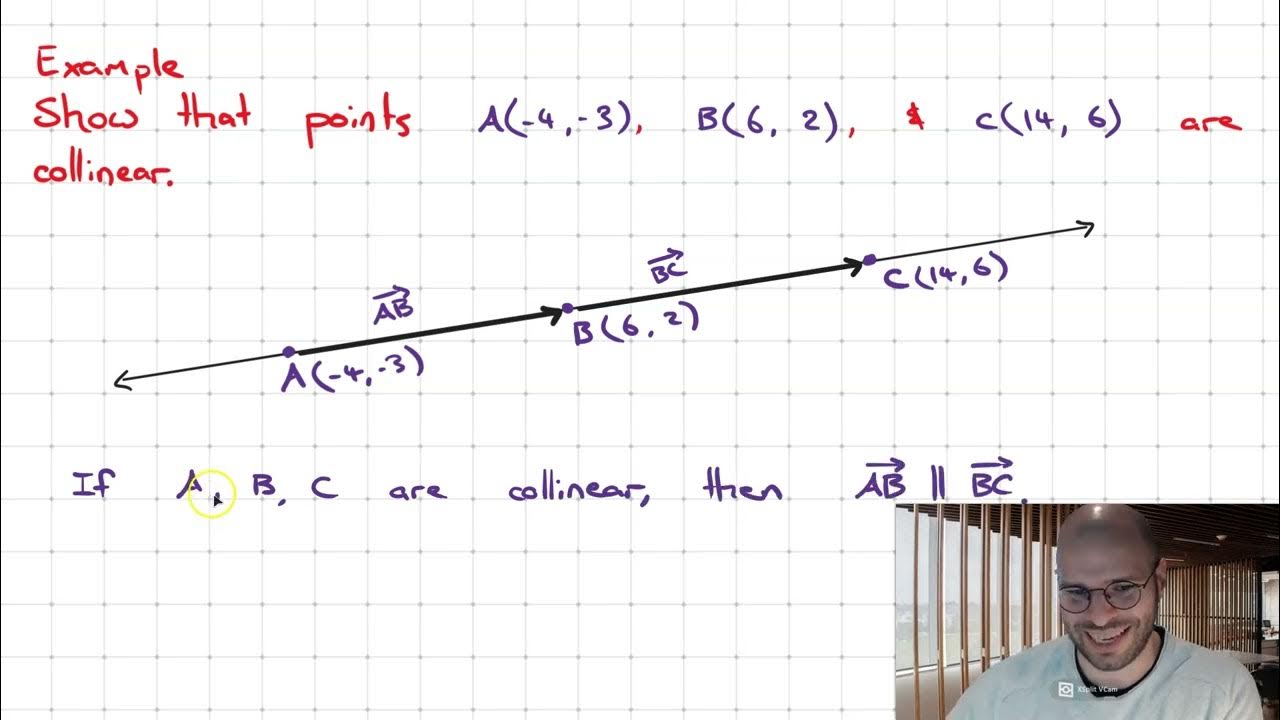 Vectors and Collinear Points - YouTube