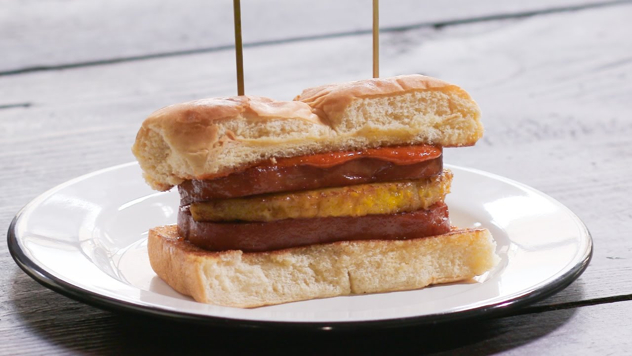 Try this road-food recipe for Hawaiian SPAM® Brand Sliders - YouTube