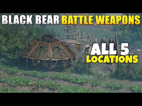Crimson Desert - How to Destroy the Black Bears Battle Weapons (Hidden Fangs Quest Guide)