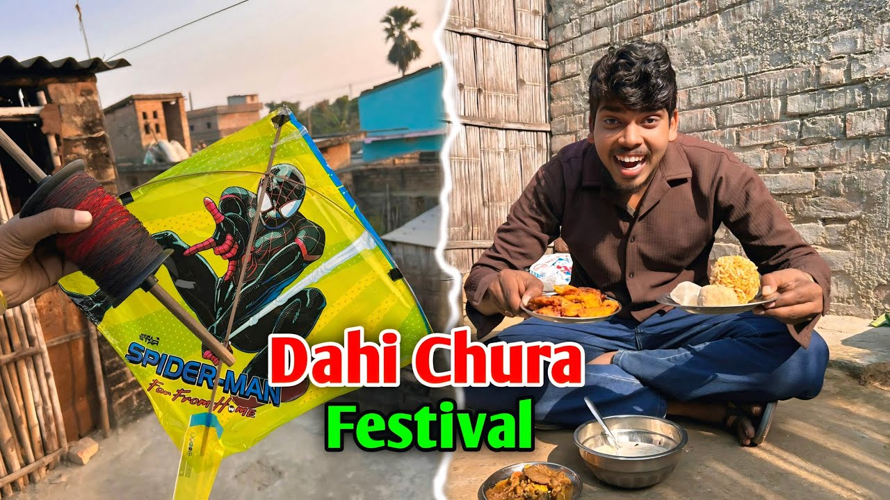 Makarsankranti Special Dahi Chura Vlog 🪁 - YouTube