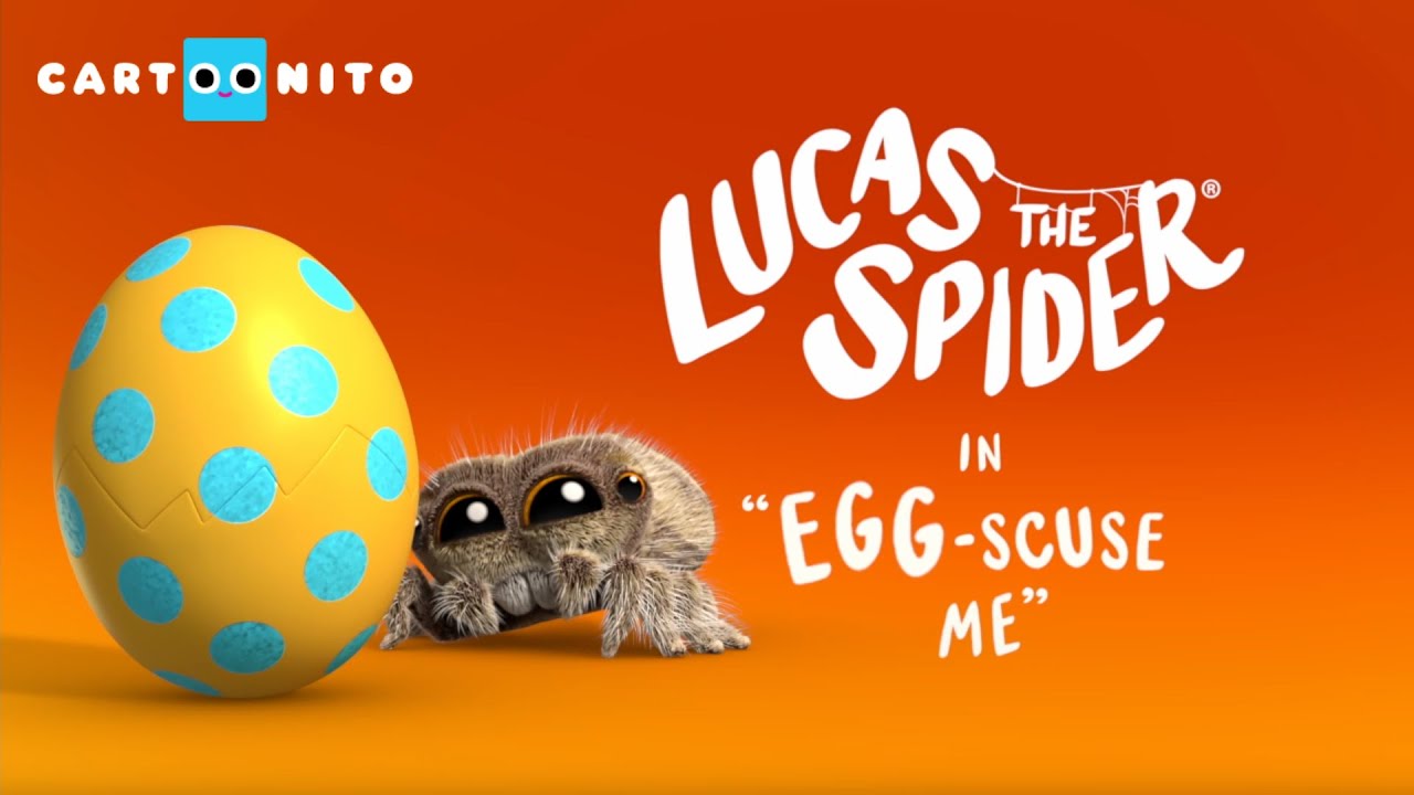 Lucas the Spider - Egg-scuse me - Short - YouTube