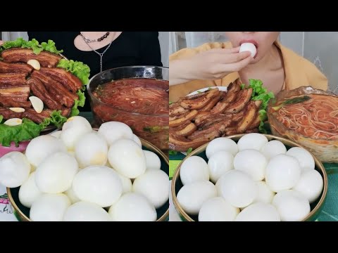 ASMR SOSLU ÇİN YEMEKLERİ YEME EATING SPICY CHINESE FOOD 吃辛辣的中国菜 SATISFYING MUKBANG 먹방 🌶