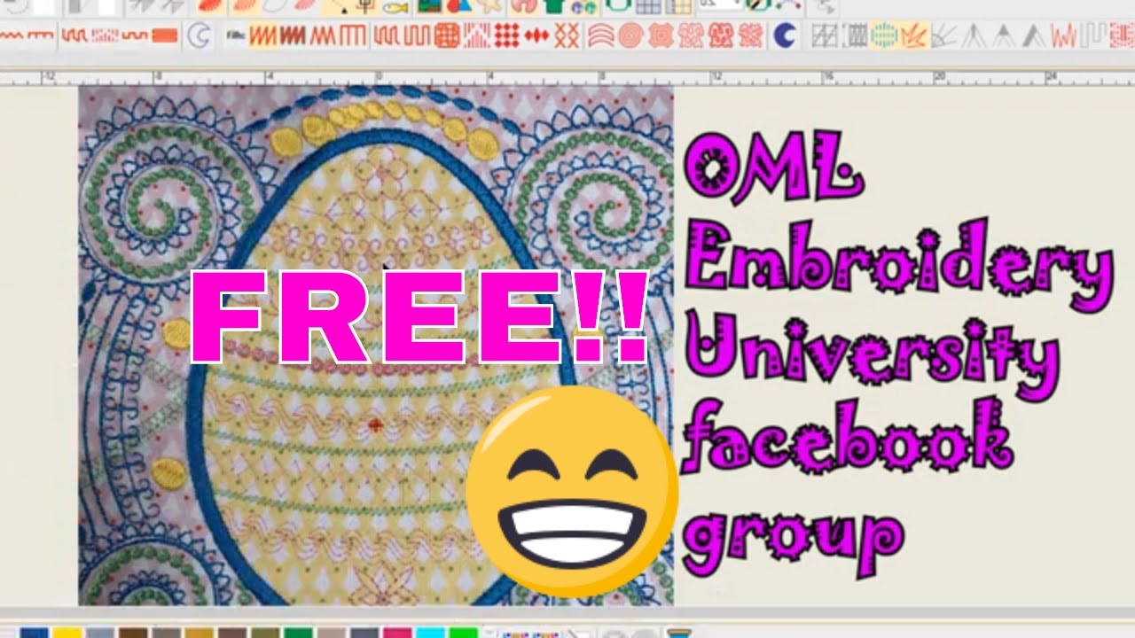 Advanced Embroidery Connections and a Free Applique Embroidery Design ...