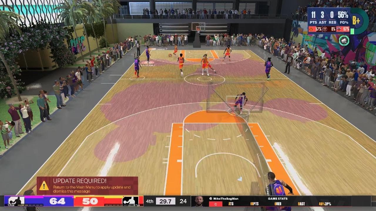 Unstoppable Force Meets Flawless Technique: Clean Contact Spin Dunk in NBA 2K24!Clean spin ...