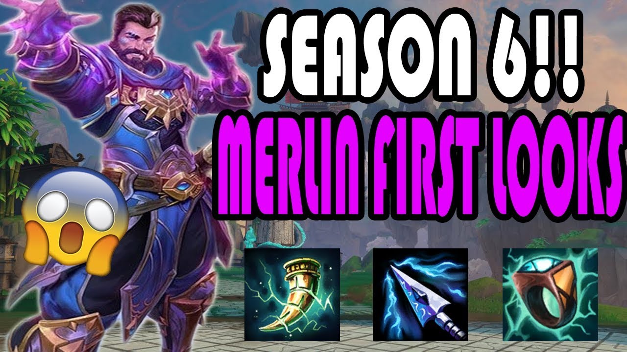 NEW MAGE MERLIN! SMITE SEASON 6 PTS GAMEPLAY!! - YouTube