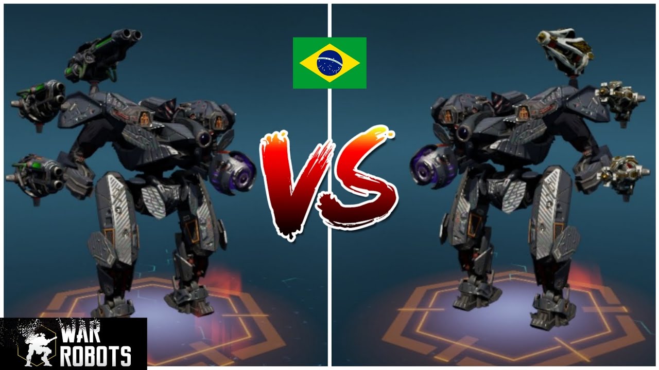 War Robots!! Ruiner VS Vajra, Qual é a Melhor Combinação ?? - YouTube