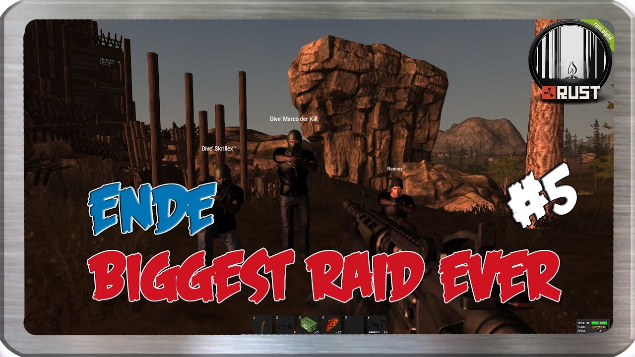 RUST | BIGGEST RAID EVER ?! | German/Deutsch | Part 5 (ENDE) - YouTube