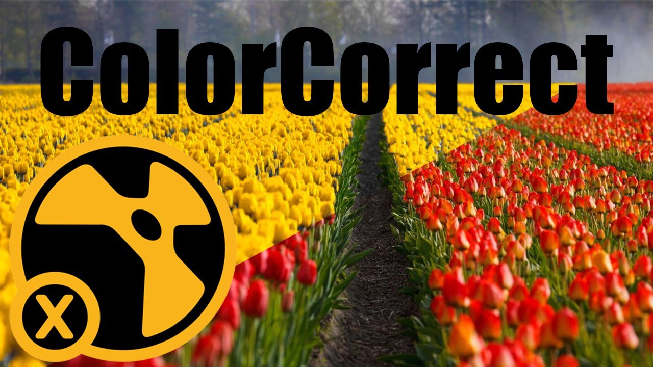 Nuke tutorial: HueCorrect - local color correct - YouTube
