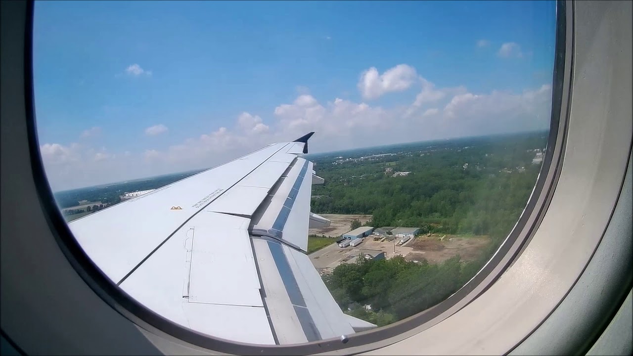 Landing at Detroit Metropolitan Airport on Delta Airlines - YouTube