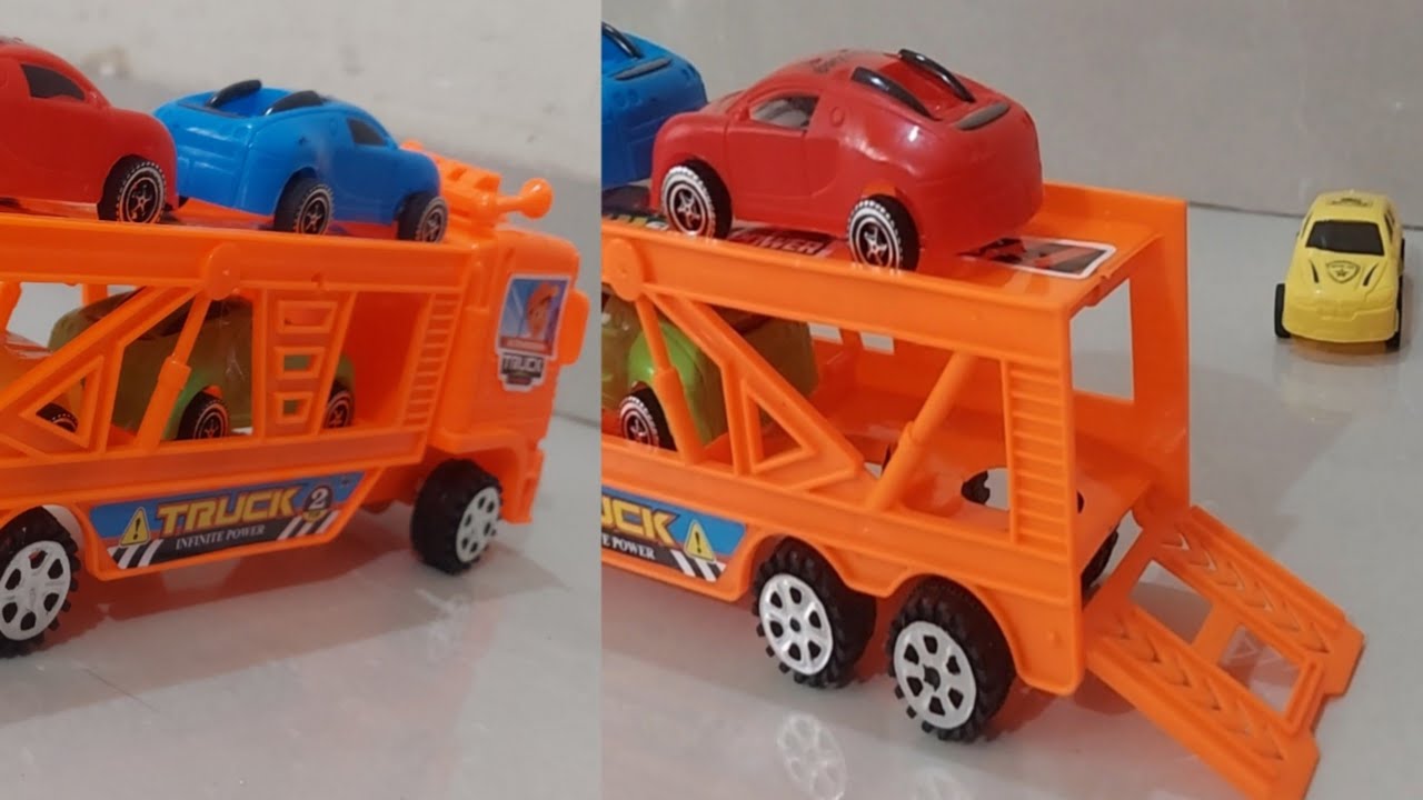 Loading Unloading cars from Truck | truck loading Unloading | car ...