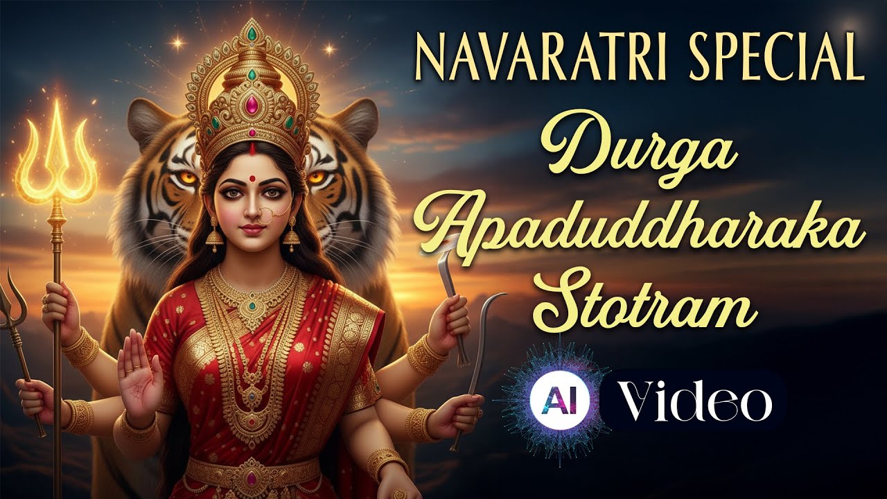 Durga Apaduddharaka Stotram | Powerful Devi Prayer for Protection | AI ...