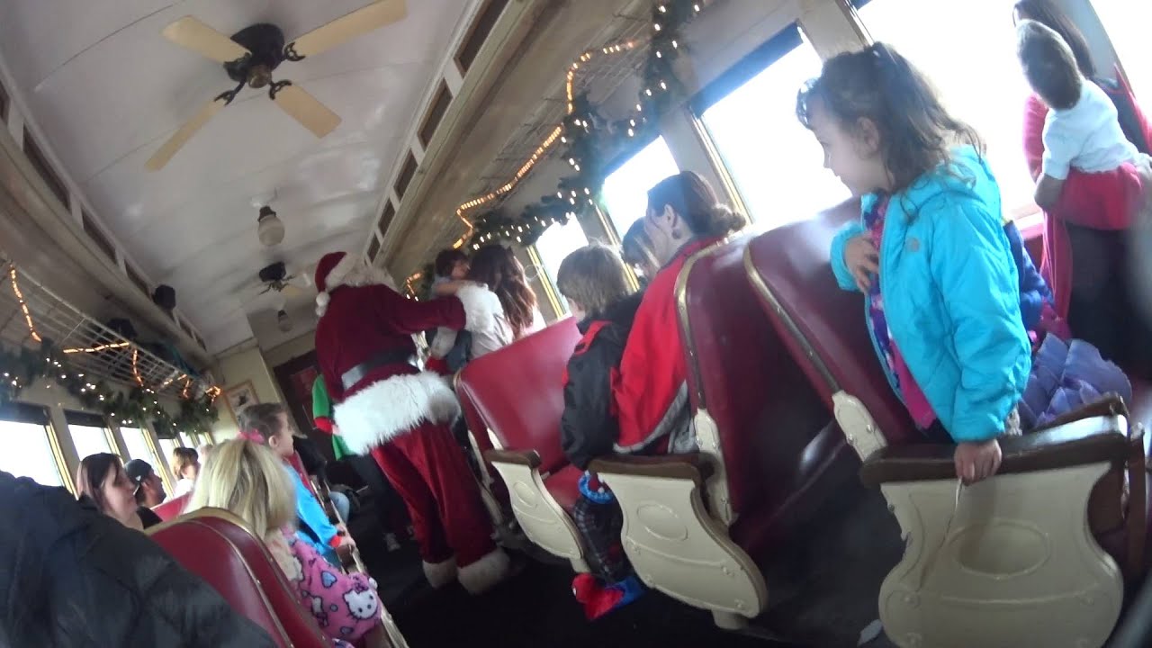 North Pole Express- singing & meeting santa clause @ Heber Valley ...