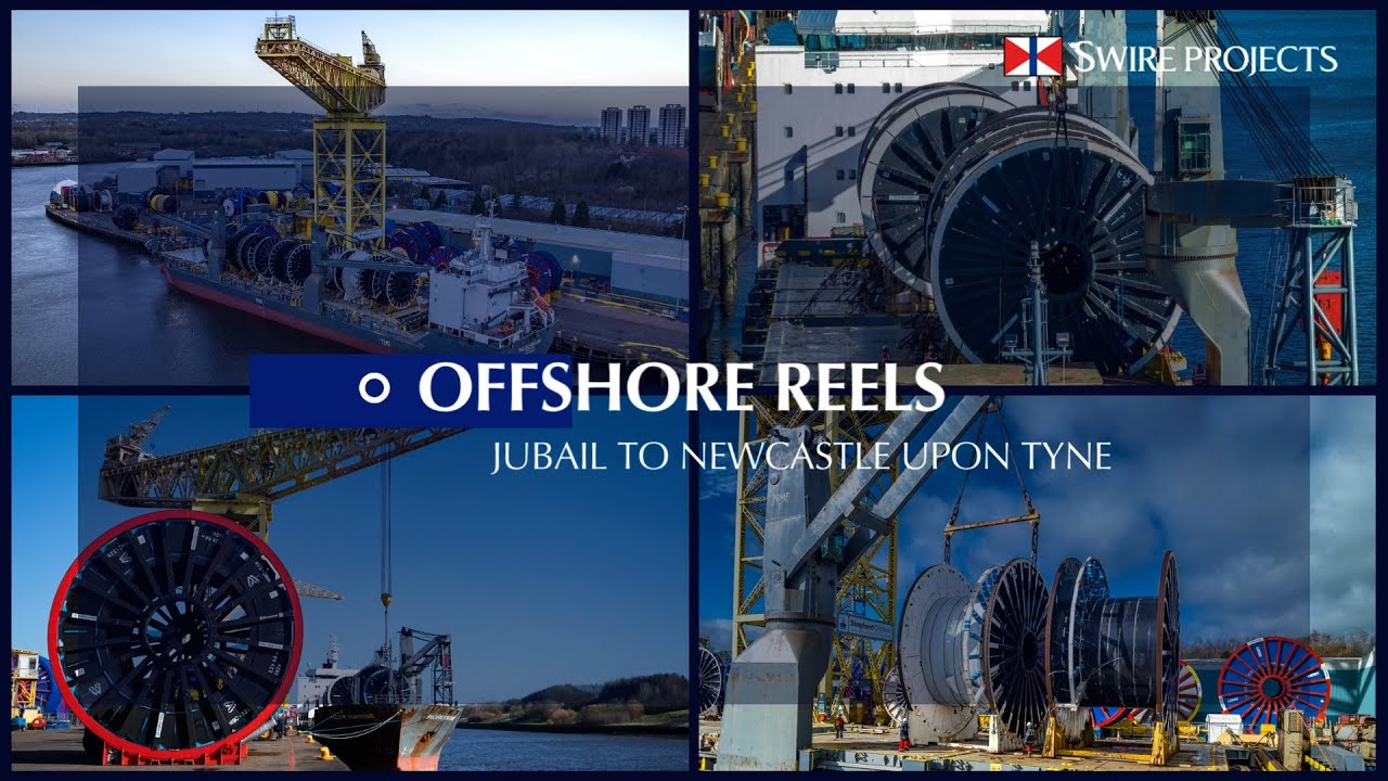 Pacific Fortune - Cable Reels (Jubail to Newcastle upon Tyne) - YouTube