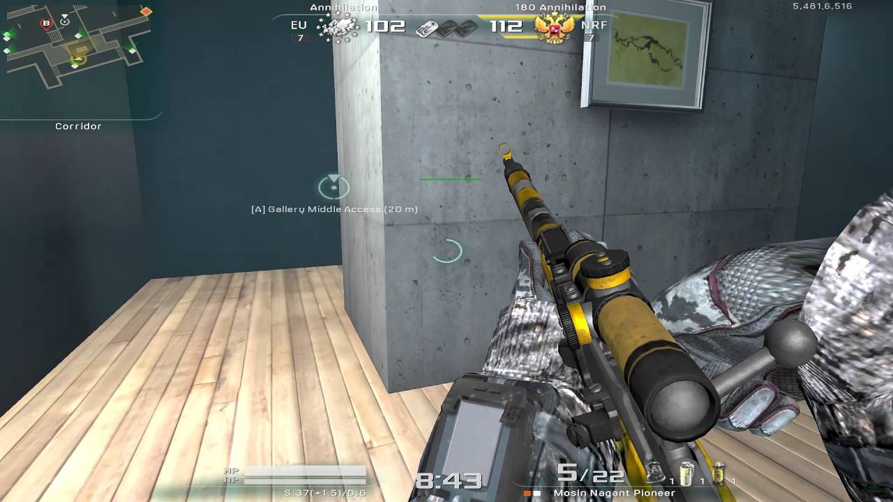 AVA - Sniper Gallery Mosin Nagant Pioneer Gameplay (53-10) - YouTube