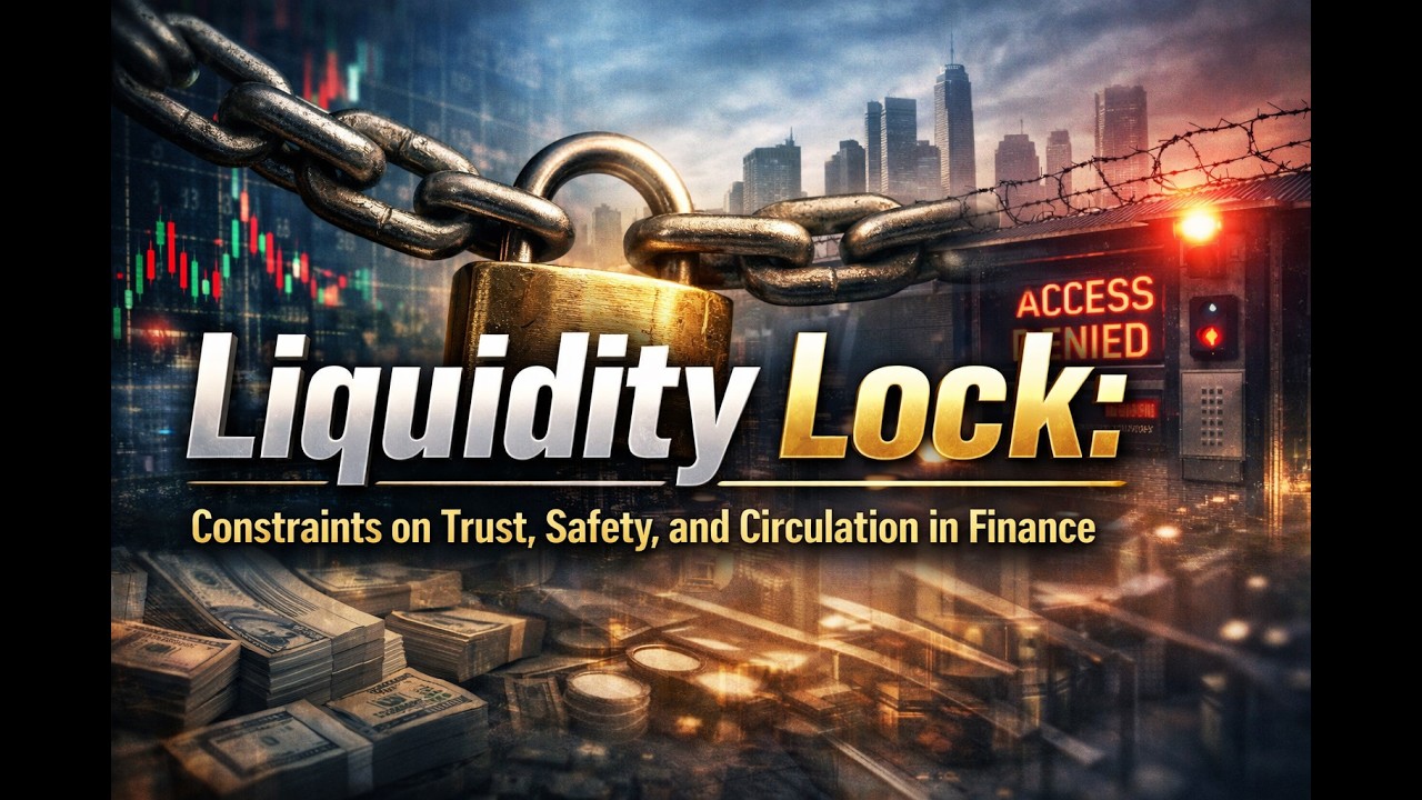 Liquidity Lock: Constraints on Trust, Safety, and Circulation in ...