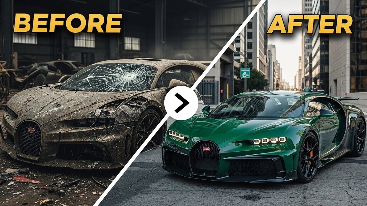 Asmr Car Restoration! Full Restoration of a Bugatti Chiron 2020 from ...