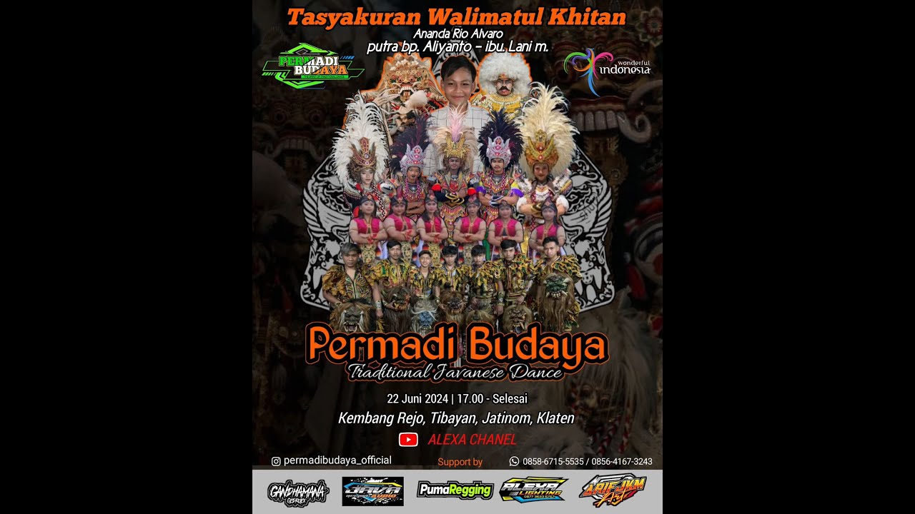 #livestream PERMADI BUDAYA 76 - JAVA AUDIO - ALEXA VIDEO SHOOTING ...