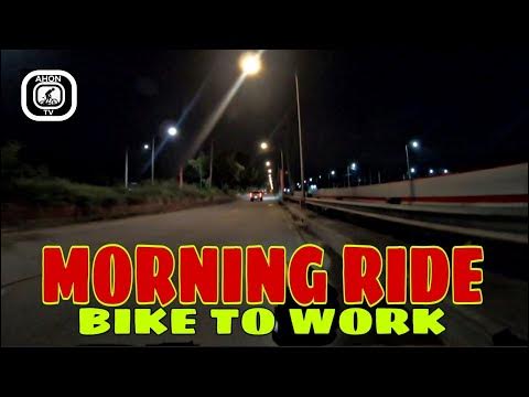 MORNING RIDE/BIKE TO WORK - YouTube
