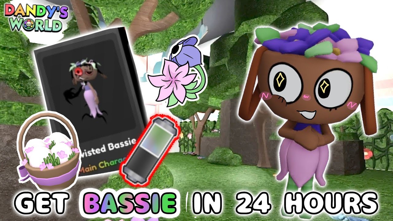 HOW TO GET BASSIE IN 24 HOURS 🧺🌸 - Dandys world 🌏 - #RainyMellie - YouTube