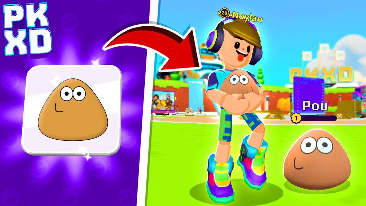 COMO CONSEGUIR O NOVO PET POU NO PK XD - YouTube