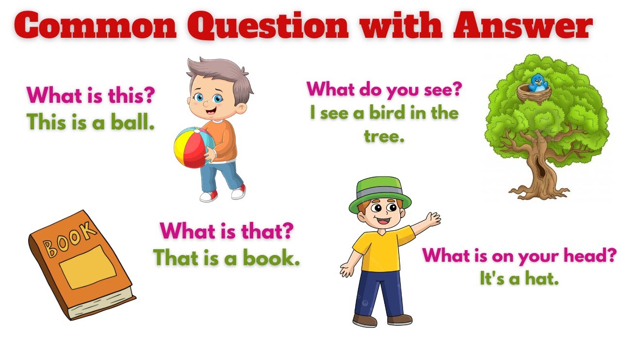 Common Question with Answer |Basic English For beginners | Improve ...