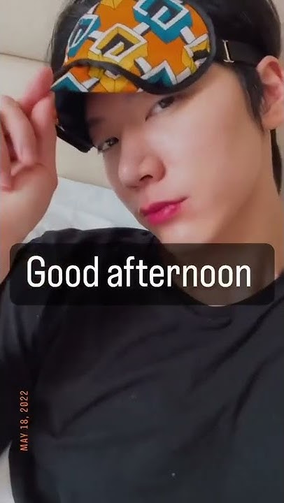 220518 TEN IG Story Update “Good afternoon” - YouTube