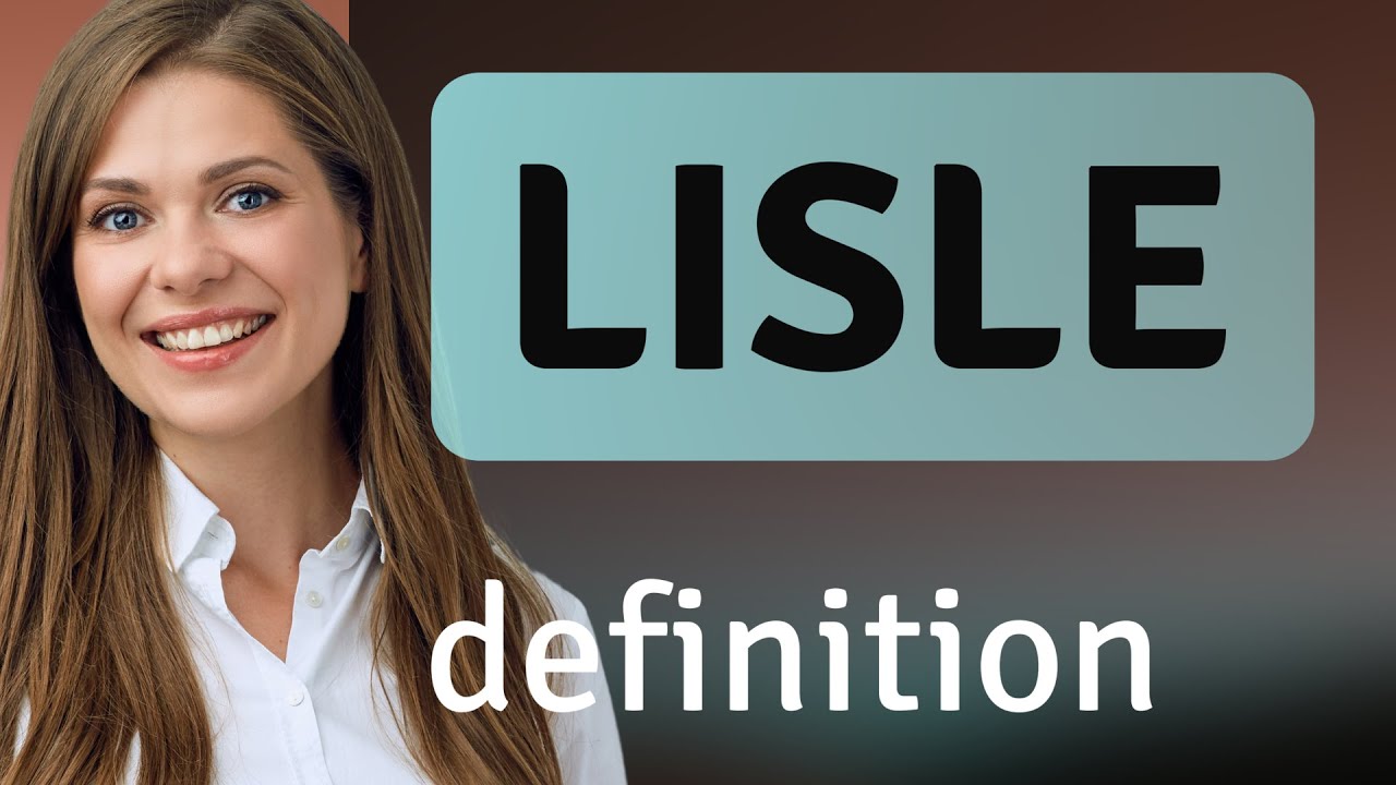 Lisle | LISLE meaning - YouTube