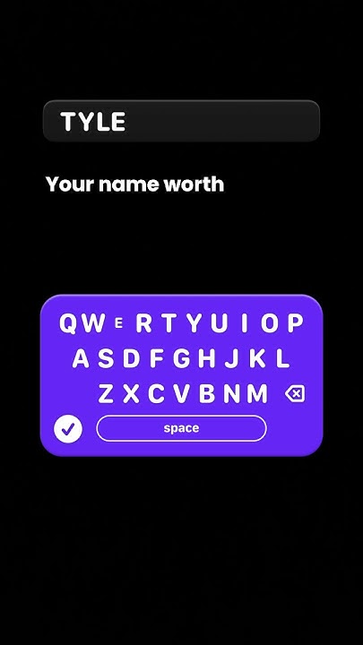 #How much is your name worth - YouTube