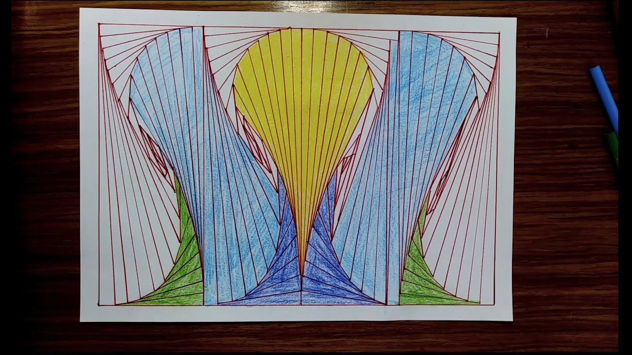 HOW TO DRAW GEOMETRIC SPIRAL 🐚 PATTERN WITH PASTEL COLORS 🎨 – OPTICAL ...