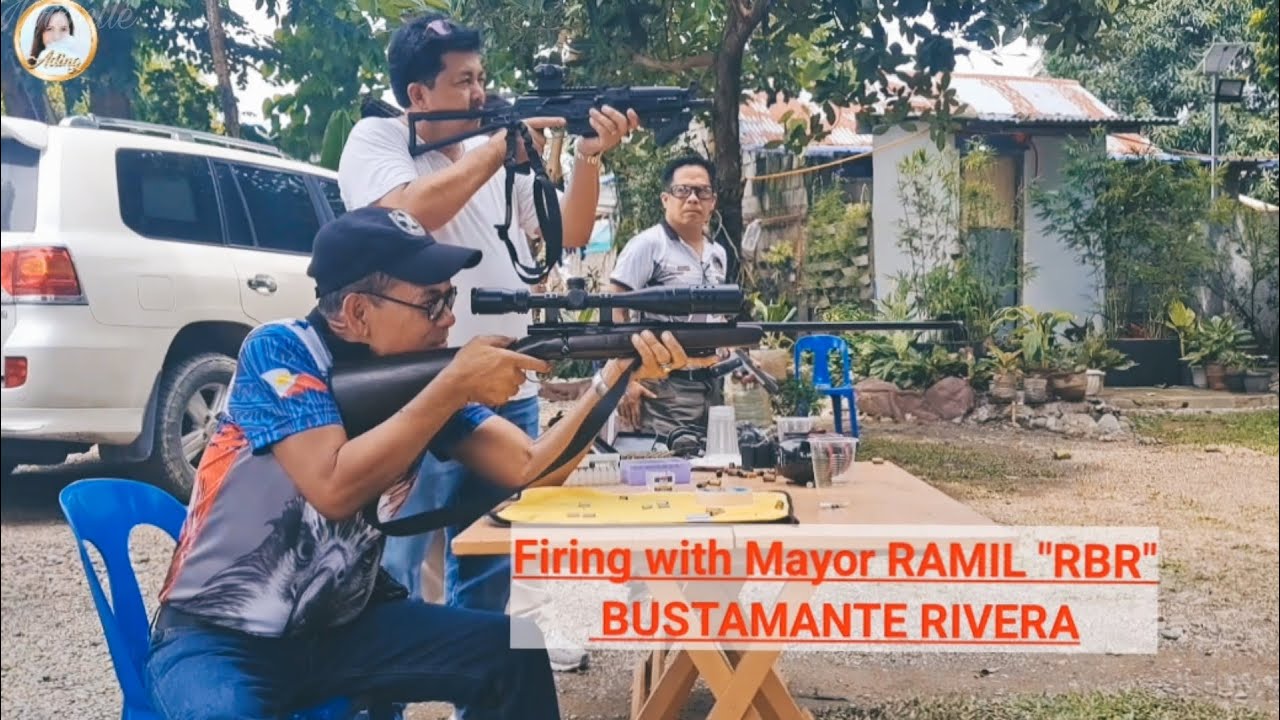 Firing with MAYOR RAMIL "RBR" BUSTAMANTE RIVERA - YouTube