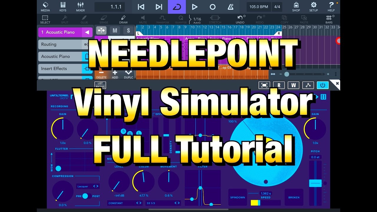 NEEDLEPOINT - Vinyl Simulator - Everything You Need To Know - Tutorial ...