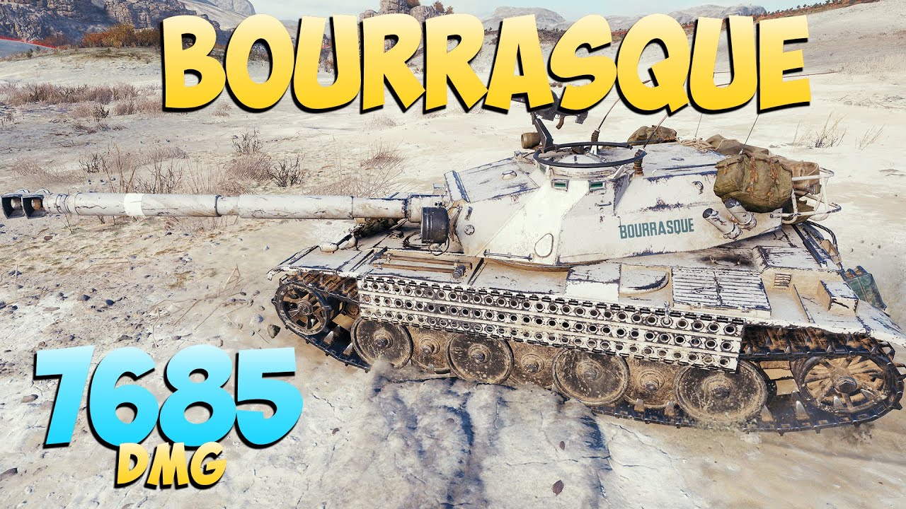 Bourrasque - 5 Kills 7.6K DMG - Correct game! - World Of Tanks - YouTube