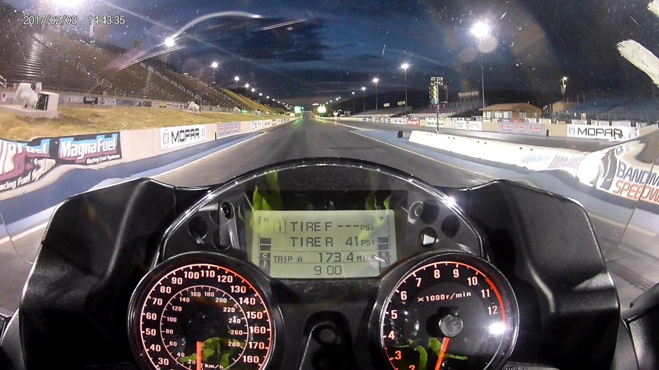 Kawasaki Concourse 14 drag race - YouTube