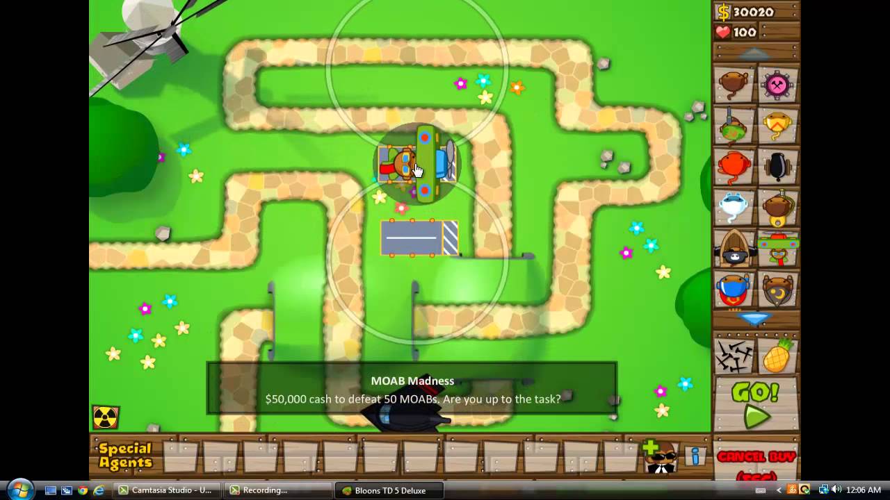 BTD 5; How to beat Moab Madness - YouTube