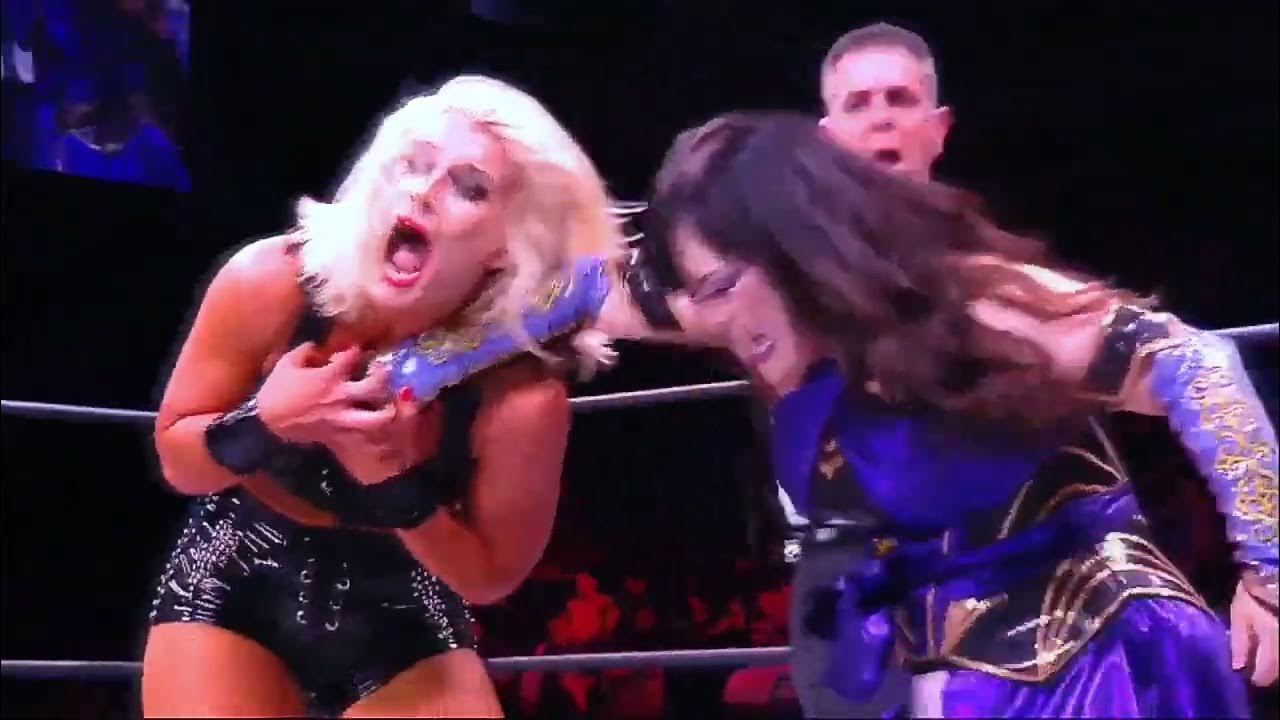 Toni Storm vs Emi Sakura from AEW Dark Elevation (Minute montage) [Letherette] - YouTube
