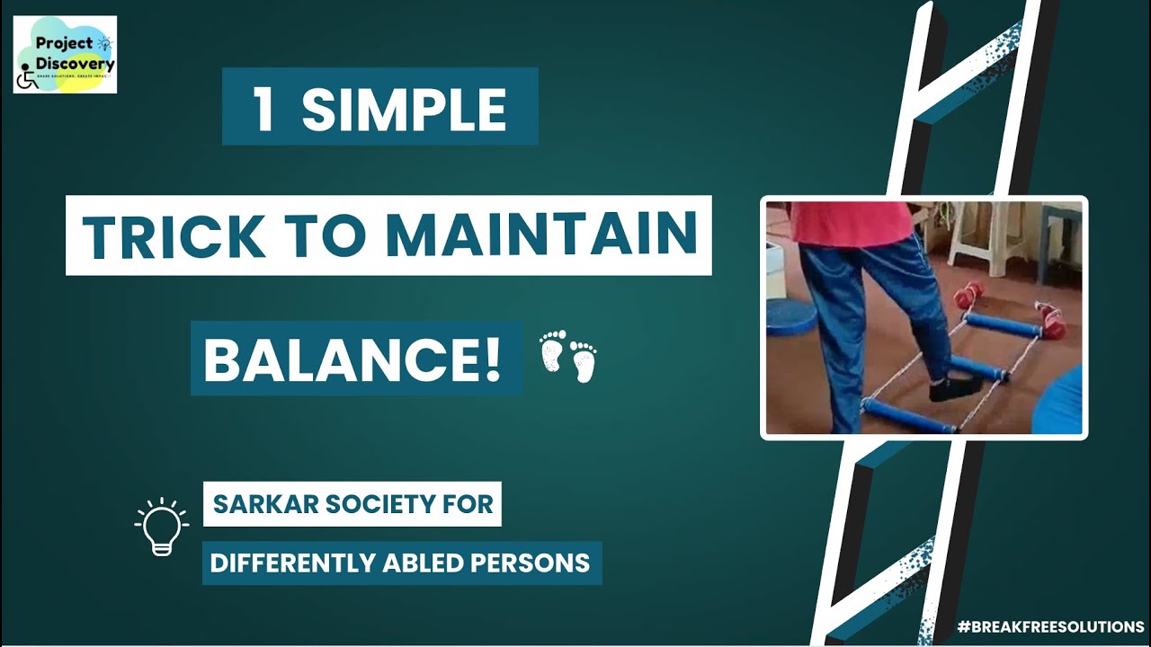 Simple technique to teach balance while walking | Breakfreesolutions ...