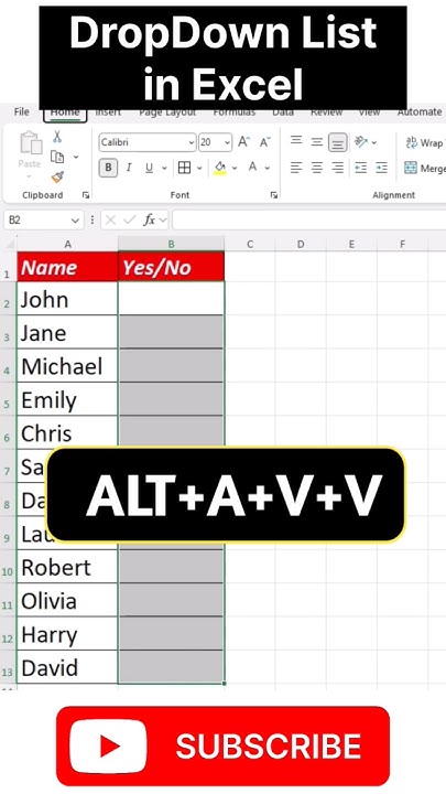 DropDown List in Excel#Excel Data Validation#Excel#exceltricks#exceltutorial#shorts#viral# ...