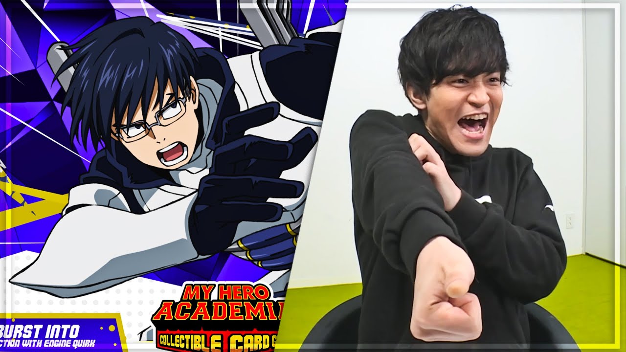 Iida Tenya Voice Actor uses Deku's One for All - YouTube