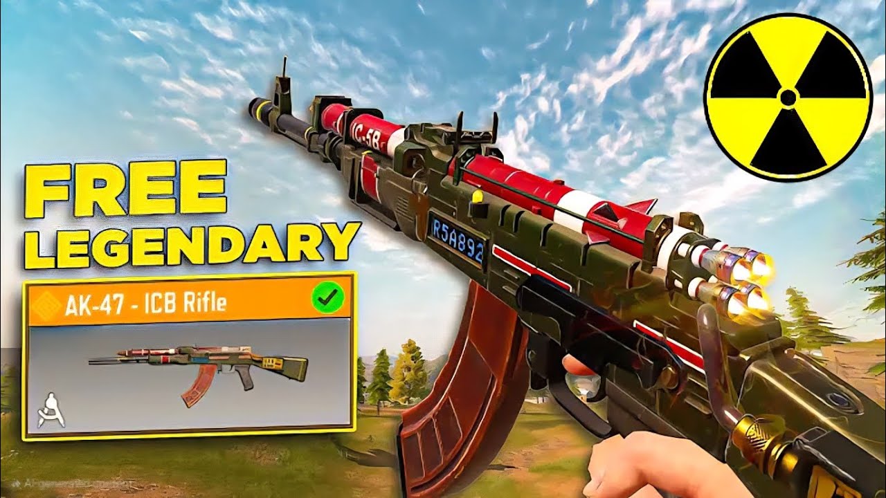 NEW FREE LEGENDARY AK-47 ICB Rifle IN Codmobile #callofduty#codm# ...