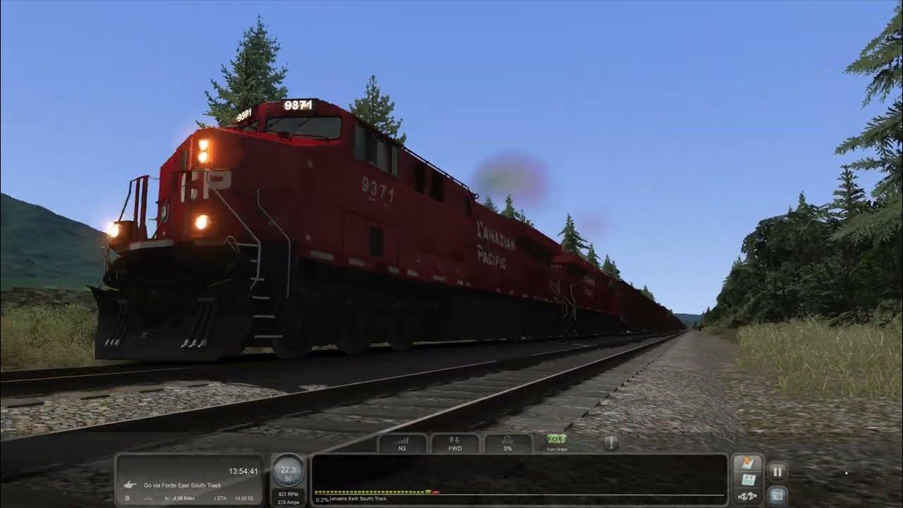 Train Simulator Classic - [GE ES44AC] - Leaving Revelstoke - Part 8 - 4K UHD - YouTube