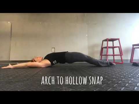 Arch snap to hollow | 2022 update! The best gymnastics core exercise ...