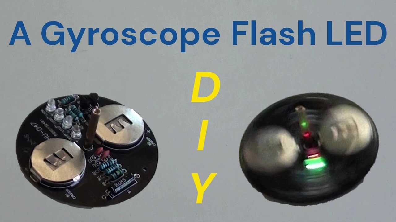 DIY Rotating Gyroscope LED - YouTube