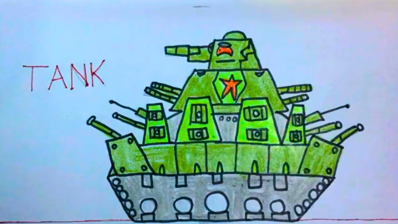 CHECK OUT THE MOST DETAILED TANK DRAWING EVER! THIS TANK DRAWING IS A ...