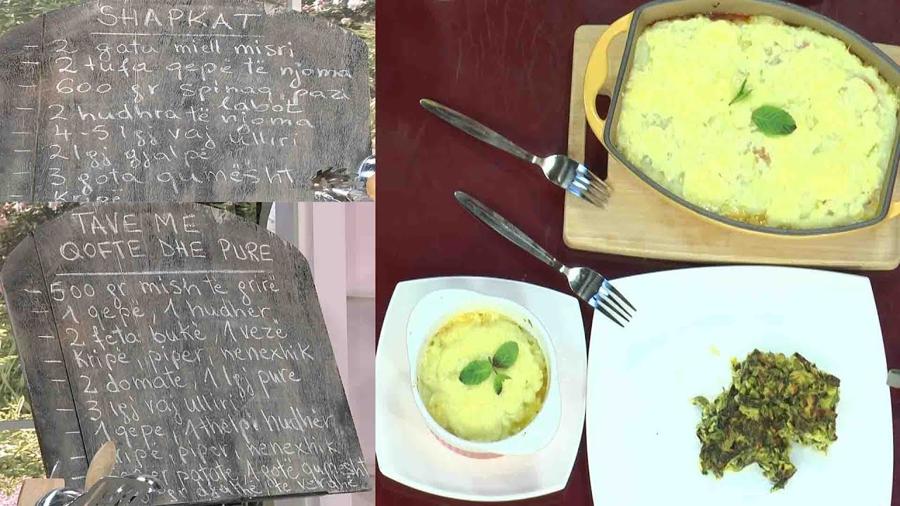 SHAPKAT/ TAVE ME QOFTE DHE PURE (Recete nga zonja Katerina) - YouTube