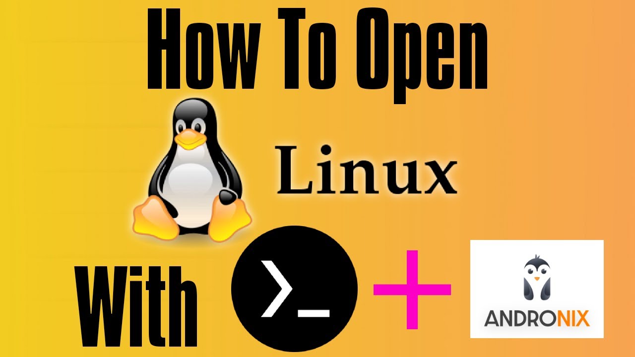 AndroNix Tutorial | OPEN your LINUX Distribution [Without Reinstall It ...