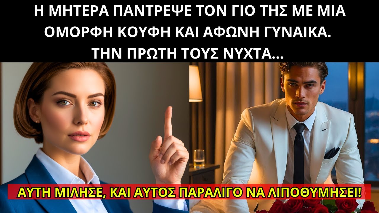 ΜΙΑ ΜΗΤΕΡΑ ΕΠΕΛΕΞΕ ΜΙΑ ΚΟΥΦΗ ΚΑΙ ΑΦΩΝΗ ΓΥΝΑΙΚΑ ΓΙΑ ΤΟΝ ΓΙΟ ΤΗΣ. ΑΥΤΟ ...