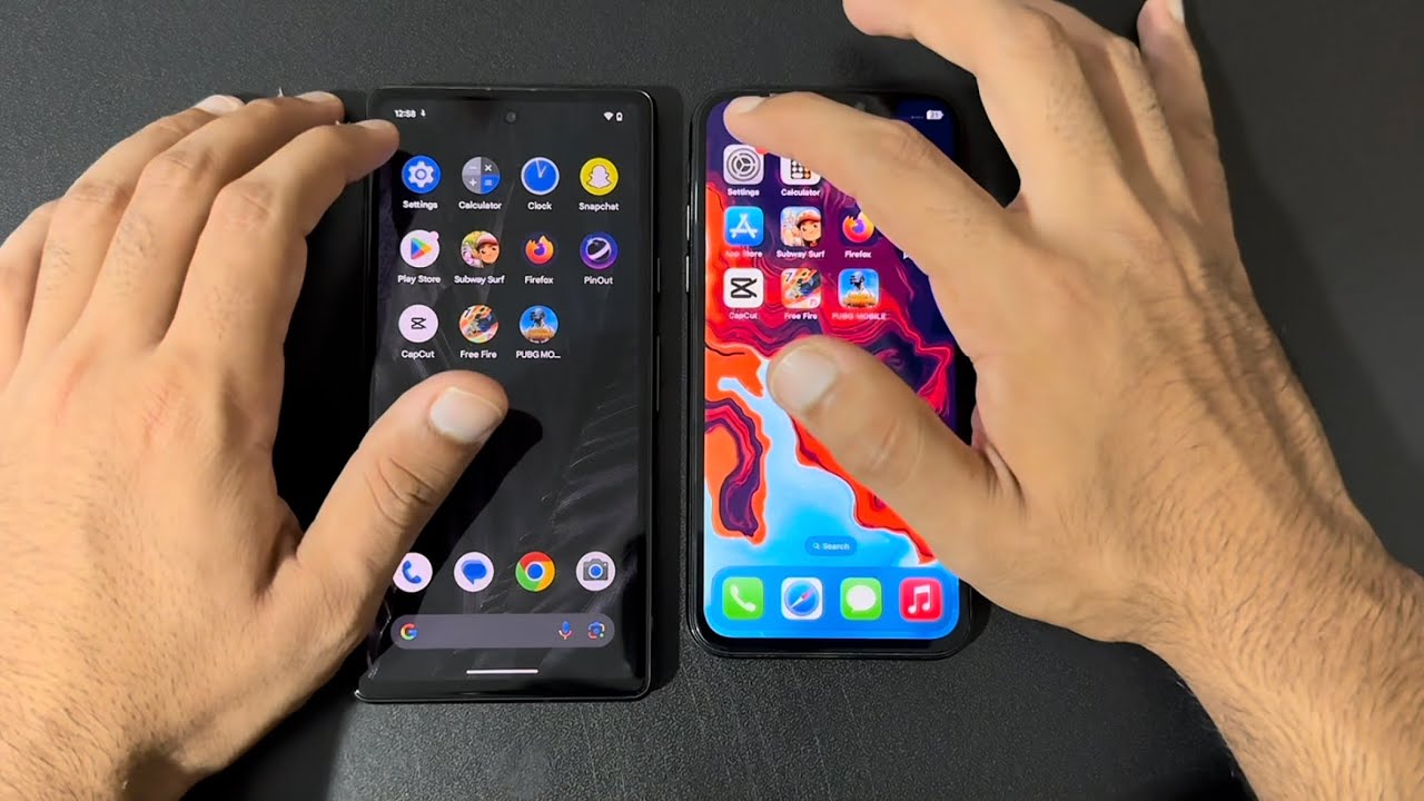 iPhone XS vs Google Pixel 7A - Speed Test 2024!! - YouTube