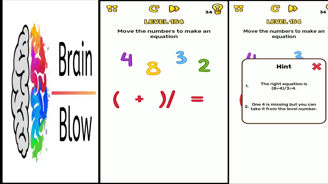 Brain Blow Level 154 Solution YouTube brain-blow-level-154-solution-youtube