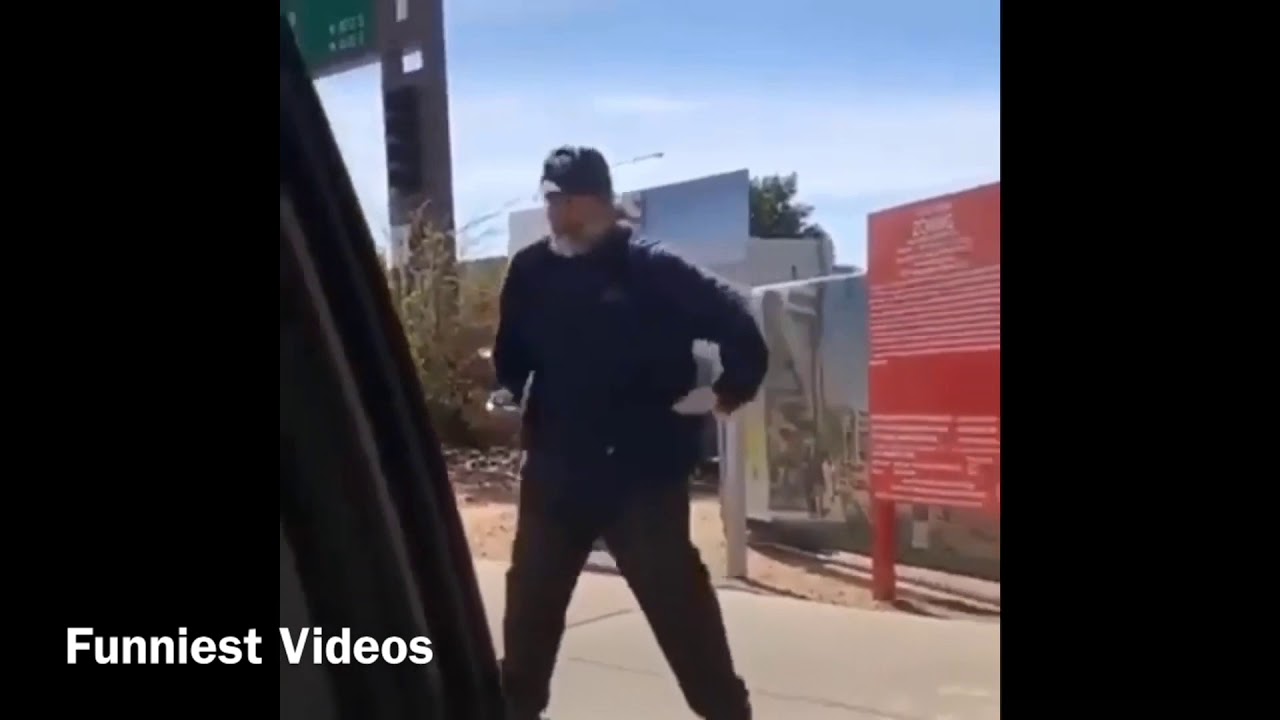 Old Homeless Man Dancing To Plug Walk (Part 2) - YouTube