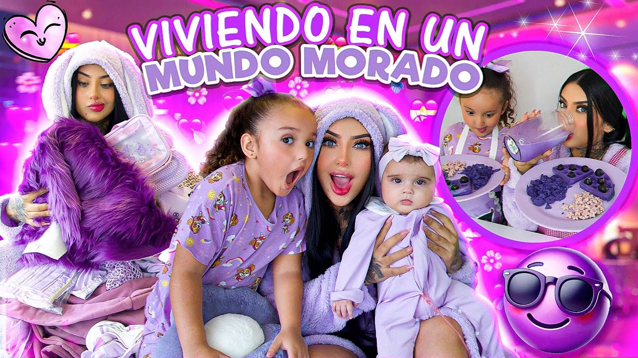 💁🏻‍♀️🔮VIVIENDO EN UN MUNDO MORADO POR 1 DIA | Sofi Muñoz💜 - YouTube